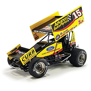 Winged Sprint Car #15 Donny Schatz Advance Auto Parts Tony Stewart Racing World of Outlaws (2022) 1/18 Diecast Model Car by Acme A1822005