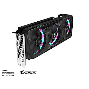 Gigabyte AORUS Radeon RX 6700 XT Elite 12G Graphics Card, WINDFORCE 3X Cooling System, 12GB 192-bit GDDR6, GV-R67XTAORUS E-12GD Video Card