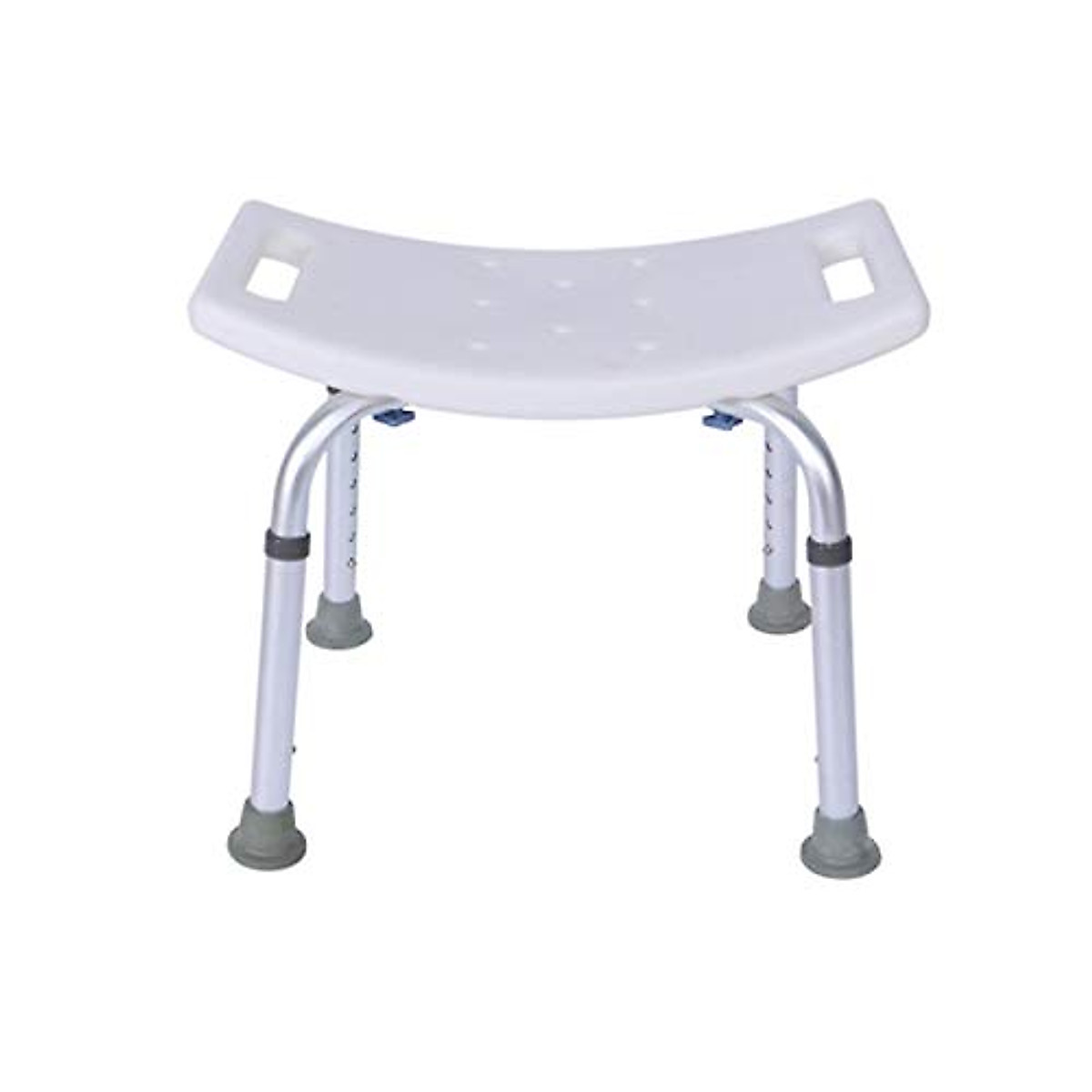 TRENTSNOOK Exquisite Camping Stool Auxiliary Seat Without Backrest Height Adjustable Non-Slip Toilet Cover Disabled Household Adult Elderly Pregnant Women Children Bath Shower Stool