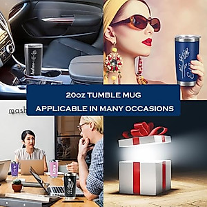 Laser Engraved Tumbler Cup – Customizable Stainless Steel Insulated Water Bottle – Wedding, Birthday Gift for Men, Women, Bride, Groom, Bridesmaid, Best Men