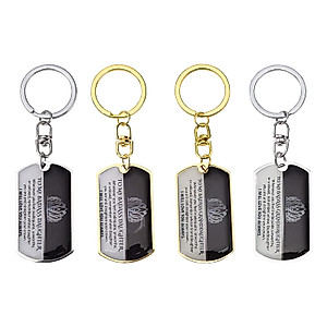 LIBOOI To My Badass Daughter Keychain, Stainless Steel Daughter Birthday Gifts Keychain from Mom Dad