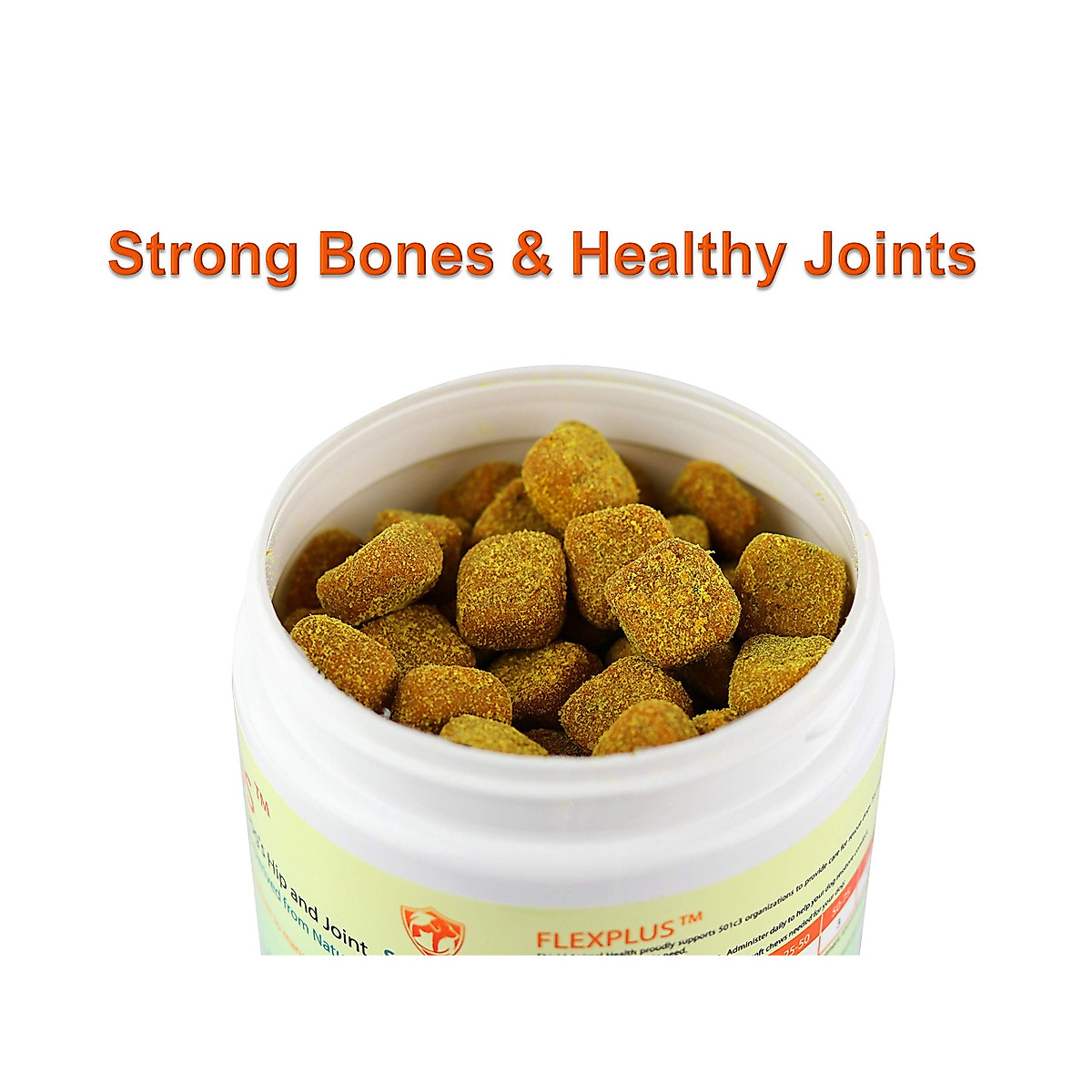 Sheild Animal Health FLEXPLUS for Dog's Hip & Joint. Relieve Pain and Inflammation from Arthritis, Joint Disease, and Muscle Damage. Pharmaceutical Grade.Clinically Proven Absorption.120 Chews. Chicken Flavor. Made in USA