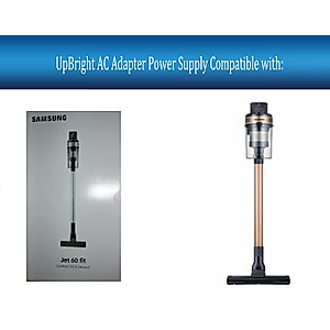 UpBright 25.85V AC/DC Adapter Compatible with Samsung Jet 75 70 Series 60 fit Cordless Stick Vacuum Cleaner VS7000 21.9V Lithium-ion Battery VS20T7536T5 A3026_RPN A3026-RPN 1.2A Power Supply Charger