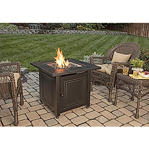 Endless Summer GAD15255SP Gas Outdoor Fire Table LP, Oil Rubbed Bronze