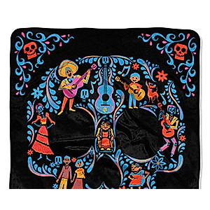 Disney Pixar Coco Family Tree Fleece Super Plush Throw Blanket 46" x 60" (117cm x 152cm)