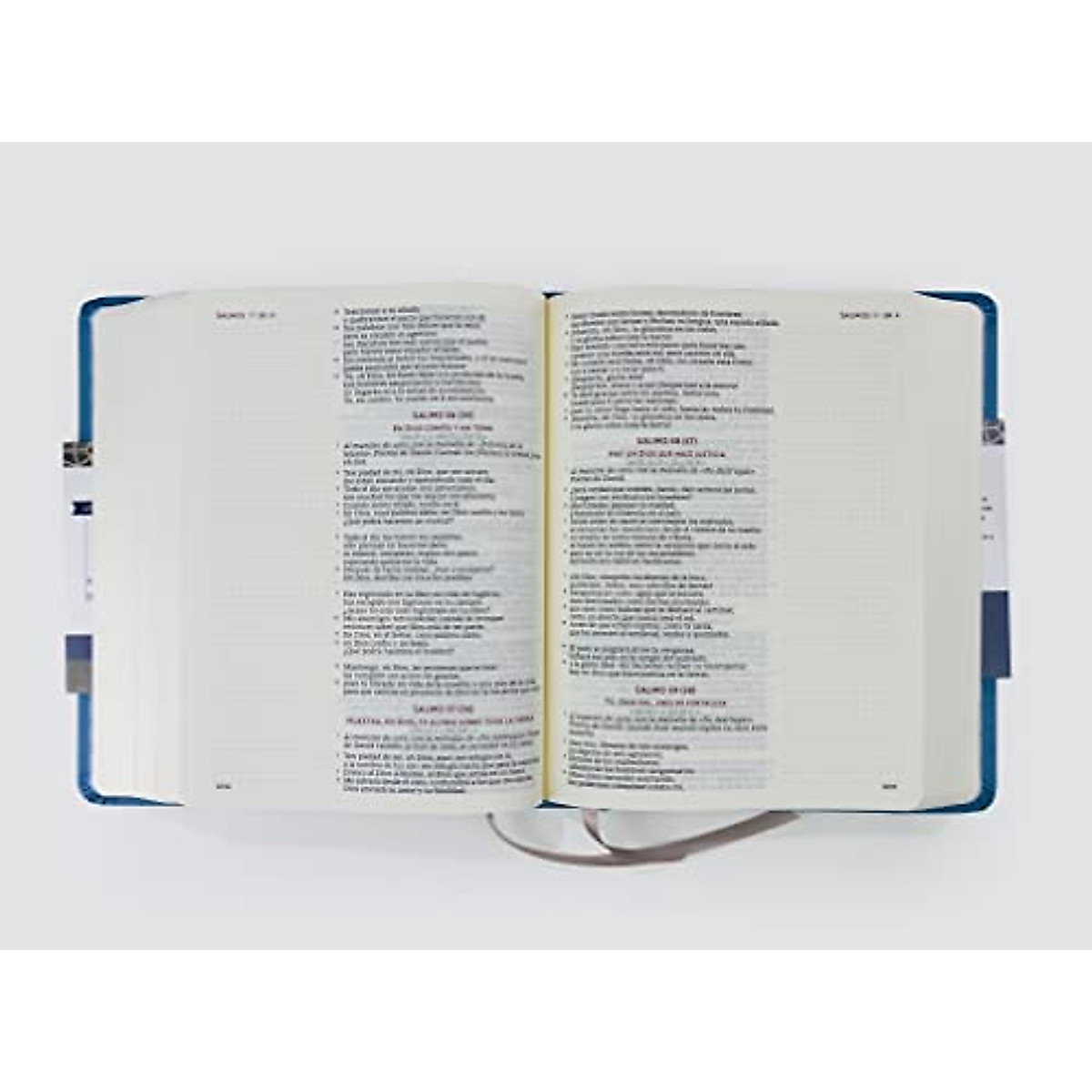 Biblia Católica, Edición para Notas, Tapa dura/tela, Azul, Comfort Print (Spanish Edition)