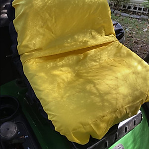 Riding Lawn Mower Seat Cover Skyour Waterproof Tractor Seat Covers Compatible with John Deere/ Kubota/ Craftsman/ Cub Cadet Mower, Universal Lawn Mowers Tractors Seats Covers up to 14" High