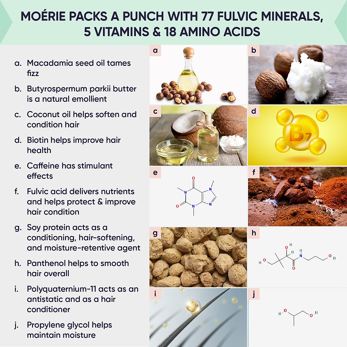 Moerie Hair Growth & Repair Mask - Restorative, Vegan-Friendly Treatment for Longer, Thicker, Fuller Hair - 100ml