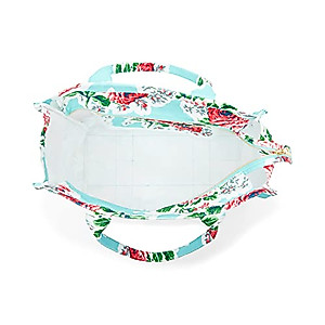 Betsey Johnson Floral Tote, Blue