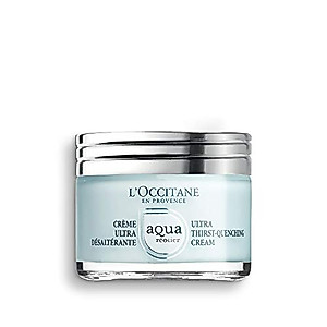 L'OCCITANE Hydrating Aqua Reotier Ultra Thirst-Quenching Cream: Infused with Hyaluronic Acid, Moisturizing, Water-Based, 1.7 Ounce