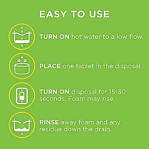 Affresh Garbage Disposal Cleaner, Removes Odor-Causing Residues, 9 Tablets [3 Pack]