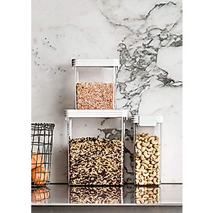 ClickClack Kitchen Essentials 1.25 Qt. Canister - Charcoal