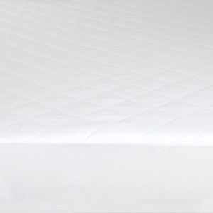 Furinno Angeland Quilted Mattress Pad, Twin, White