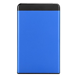 Portable Hard Disk Box, USB3.0 Mobile Hard Disk Box, Aluminum Alloy Disk Box Mobile Hard Disk Box, 2.5in SSD/ SATA Aluminum Alloy Enclosure 8TB for Outdoor Working Laptop