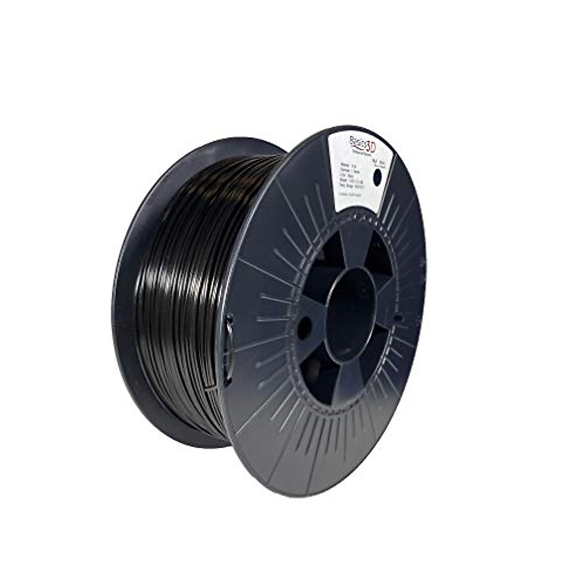 Basics 3D Professional 3D Printer Filament, Black, PLA Bioplastic Composite, 1.75mm, 1.0 Kg, Filament Compatible with Prusa, Creality, FlashForge and Most FDM Printers, Made in USA
