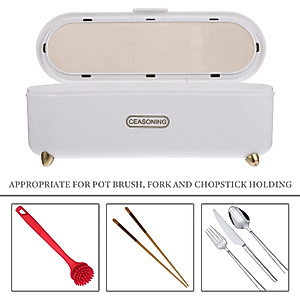Luxshiny Storage Drawers Utensil Case Portable Flatware Case Flatware Storage Case Seasoning Box For Straw Spoon Fork Chopsticks Utensil Holder Utensil Sets
