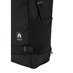 NIXON Landlock Backpack IV - 25L Capacity Top Load Pack - Black