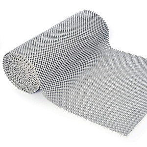 Drawer Liner Non Adhesive Kitchen Shelf Liner, Non Slip Mat Cabinet Grip Liner 12 inch x 240 inch (Grey)