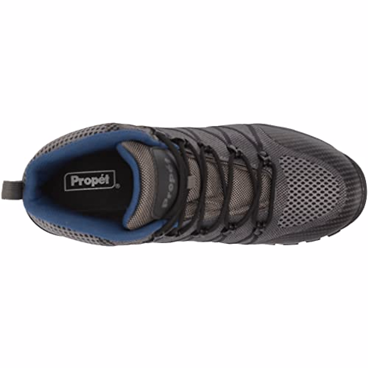 Propét Men's Traverse Hiking Boot, Grey/Black, 14 Wide
