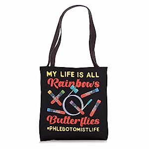 Phlebotomist Tech Technician Butterfly Needle Tote Bag
