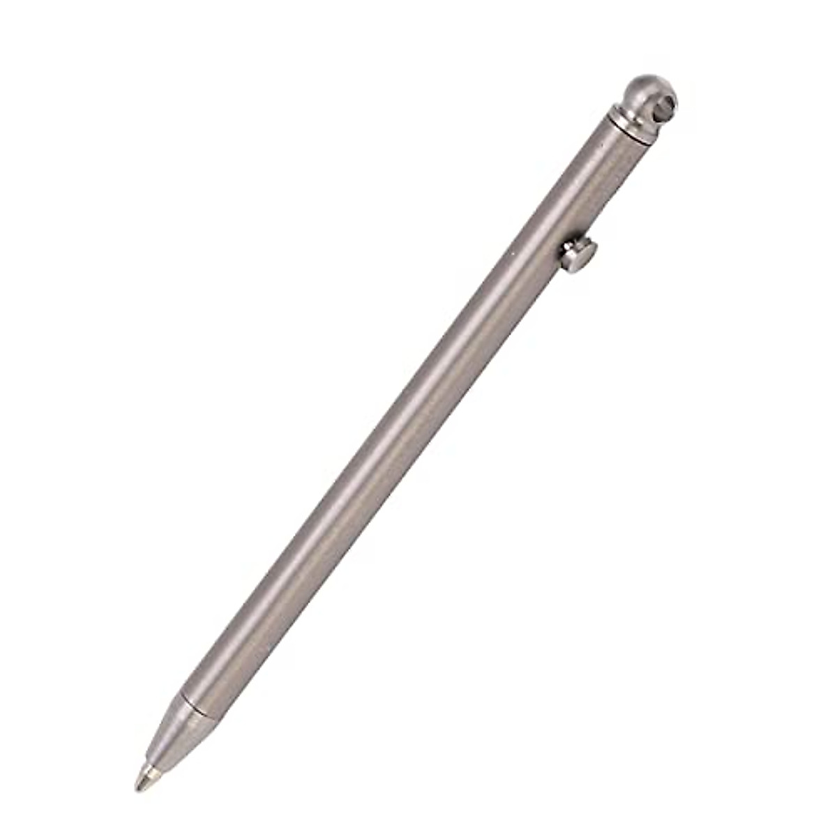 LAIONTY Mini Stylus Keychain Pens Pocket Signature Pens with Refill Ballpoint Pen for Outdoor Office Supplies(True Color)