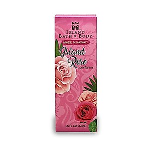 Tikimaster Island Bath and Body Maui Tea Rose Perfume 1.6oz. | Exotic
