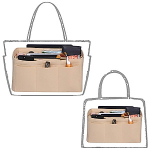 Felt Insert Bag Purse Organizer, Felt Bag Organizer,women purse handbag bag,Handbag Tote Bag in for Speedy Neverfull Longchamp Large