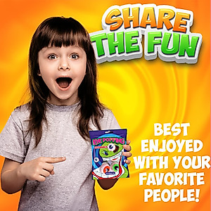 Fusion Select Eye Popping Gummies - Sweet Eyeball Candy for Halloween, Birthday, Trick Or Treat, Party Individually Wrapped Jelly Filled for Kids, Novelty Gag Gift (1)