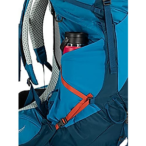 Osprey Atmos AG LT 65L Men's Backpacking Backpack, Scenic Valley/Green Peppercorn, Small/Medium