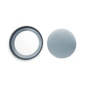 Fox Run Removable Bottom Non-Stick Tart and Quiche Pan, Loose Bottom Quiche Pan - 9.5-inch