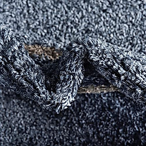 Unique Loom Autumn Collection Area Rug - Arrow (2' x 3' 1" Rectangle, Navy Blue/ Gray)