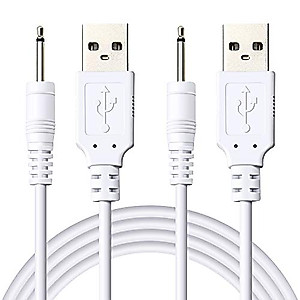 UDATON 2 Pack DC Charging Cable, USB DC 2.5 mm Fast Charger Cord Adapter Replacement Cable