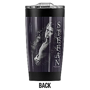 Logovision Vampire Diaries Stefan Next To Me Stainless Steel Tumbler 20 oz Coffee Travel Mug/Cup, Vacuum Insulated & Double Wall with Leakproof Sliding Lid | Great for Hot Drinks and Cold Beverages