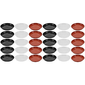 YARNOW 30 Pcs Water Tray Plant Saucer Planter Tray Plant Pot Trays Plant Drip Trays Bonsai Base Tray Round Flower Pot Tray Water Drip Tray Round Plant Plants Indoor UFO Household Plastic