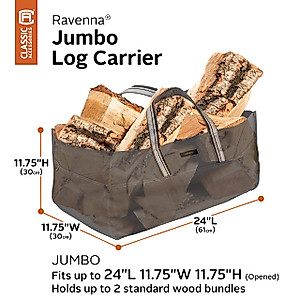 Classic Accessories Ravenna Water-Resistant 24" Log Carrier