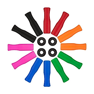 Stainless Steel Reusable Straws Plus 100% Silicone Straw Tips