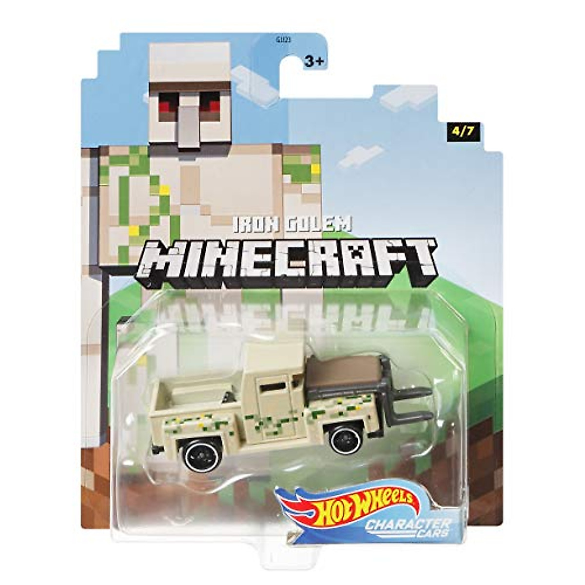 Hot Wheels 2020 Minecraft Gaming 1/64 Character Cars -Iron Golem Vehicle (4/7)