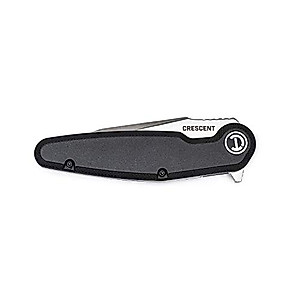Crescent 3-1/2 Inch Harpoon Blade Composite Handle Pocket Knife - CPK350C, Stainless Steel