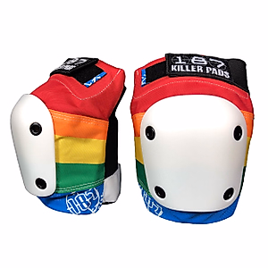 187 Killer Pads Slim Knee Pad, Rainbow, X- Large