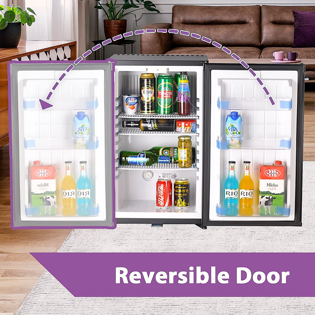 Smad Compact Refrigerator Propane Freezer 3-way for indoor/outdoor