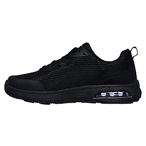 Skechers - Womens Lace-Up Athletic W/Air Bag & Shoe, Size: 6 M US, Color: Black