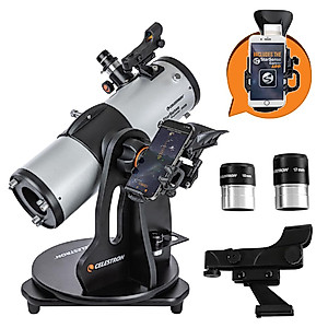 Celestron – StarSense Explorer 114mm Tabletop Dobsonian Smartphone App-Enabled Telescope – Works with StarSense App to Help You Find Nebulae, Planets & More – iPhone/Android Compatible