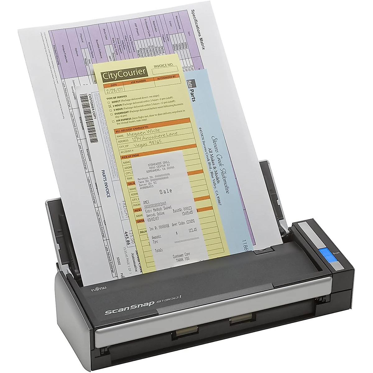 Fujitsu ScanSnap PA03603-B005 S1300 Instant PDF Sheet-Fed Mobile Scanner (Renewed)