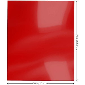 Arteza Heat Transfer Vinyl Red HTV Bundle, 14 Iron On Sheets, 10x12 Inches, Flexible & Easy to Weed, Use with Any Craft Cutting Machine, Boxed