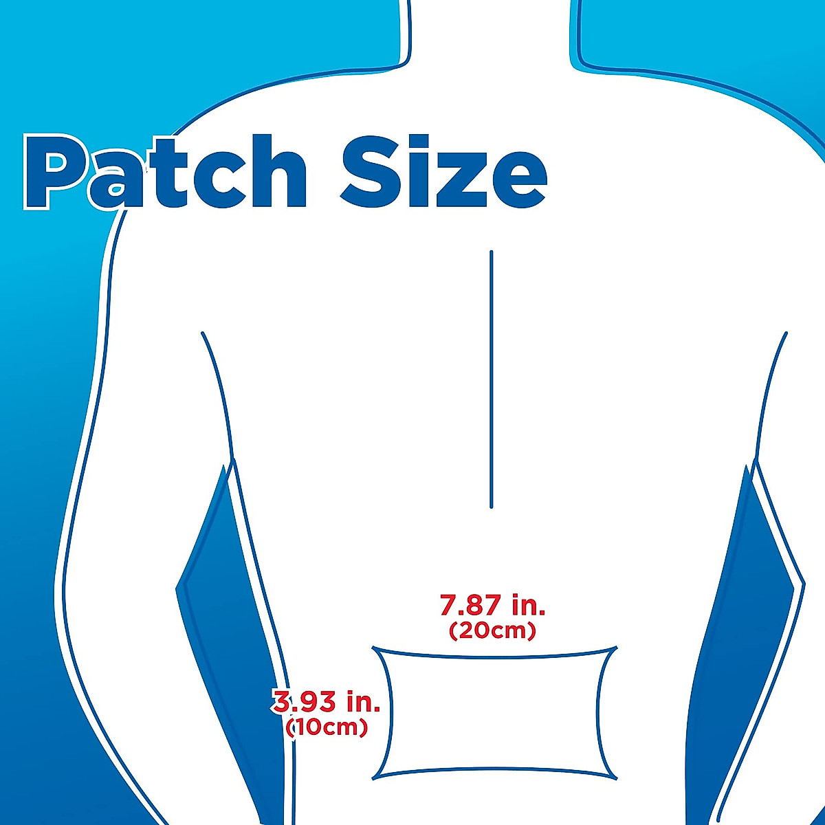 Amazon Basic Care Medicated Cold Hot 5% Menthol Patch, 7.87” x 3.93”, 15-Count Box (Previously HealthWise)