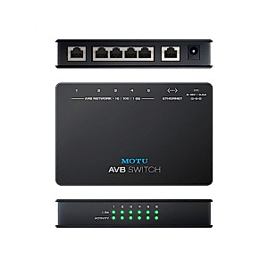 MOTU AVB Switch - 5-Port Audio Video Bridging Switch