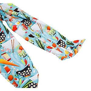 Jade&Kai Bamboo Footie Pajamas | Naptime n' Noodles | Soft and Stretchy | Gentle on Skin | Zipper Closure | Multiple Sizes (0-3mo)