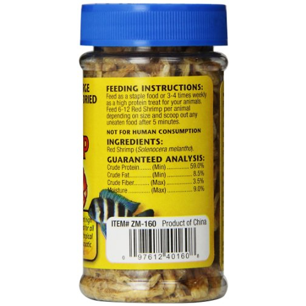 Zoo Med Large Red Shrimp Food, 0.5-Ounce
