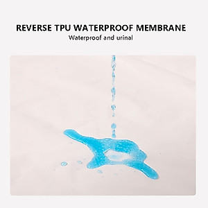 Mattress Protector Waterproof Twin XL Full Queen King Super King Size Mattress Cover Washable Soft Microfiber Fitted 17.71" Deep Pocket Bed Mattress Pad Cover