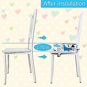 Toddler Booster Seat for Dining Table, Portable Increasing Cushion for Boys